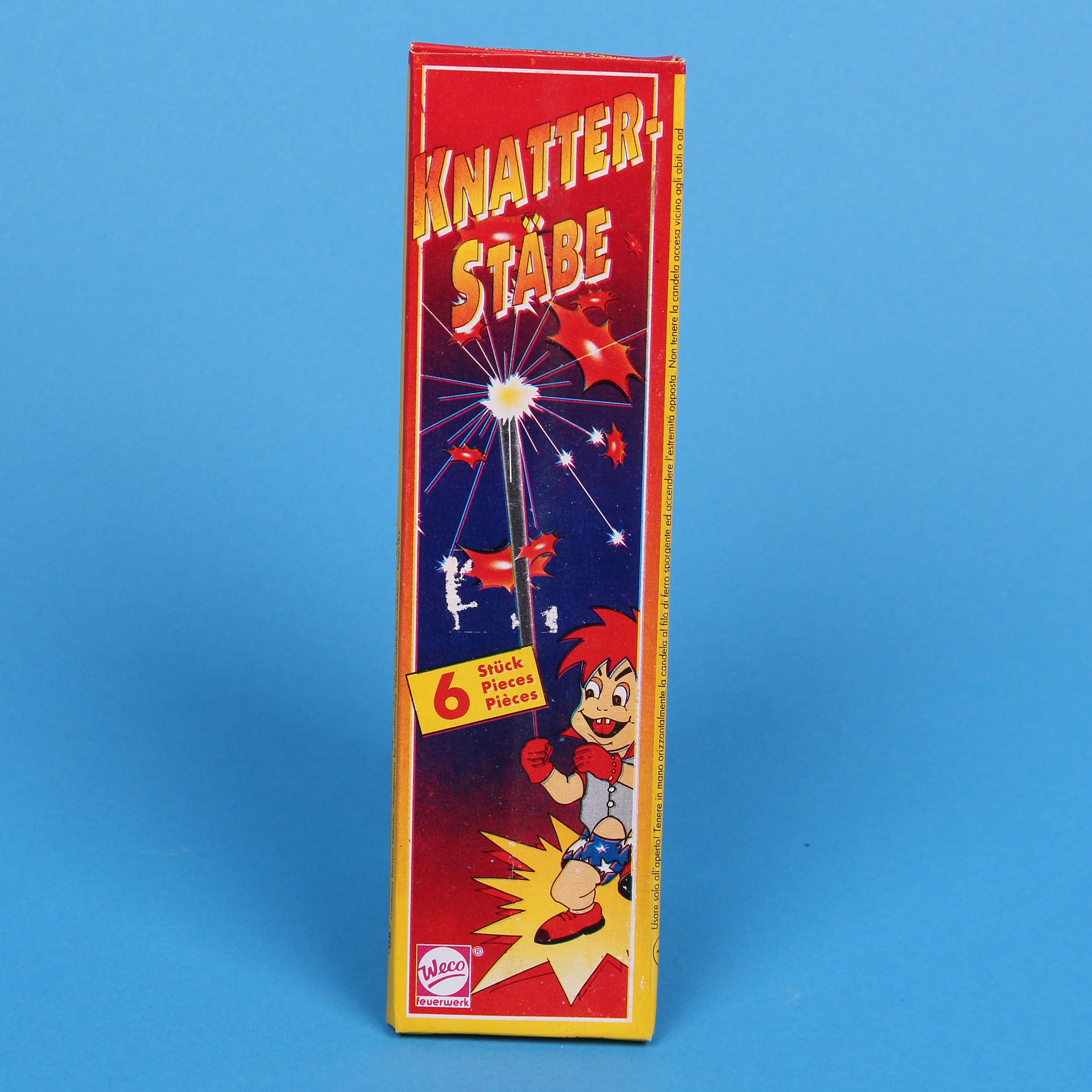 Weco Knatter Stäbe 6er - Feuerwerksvitrine