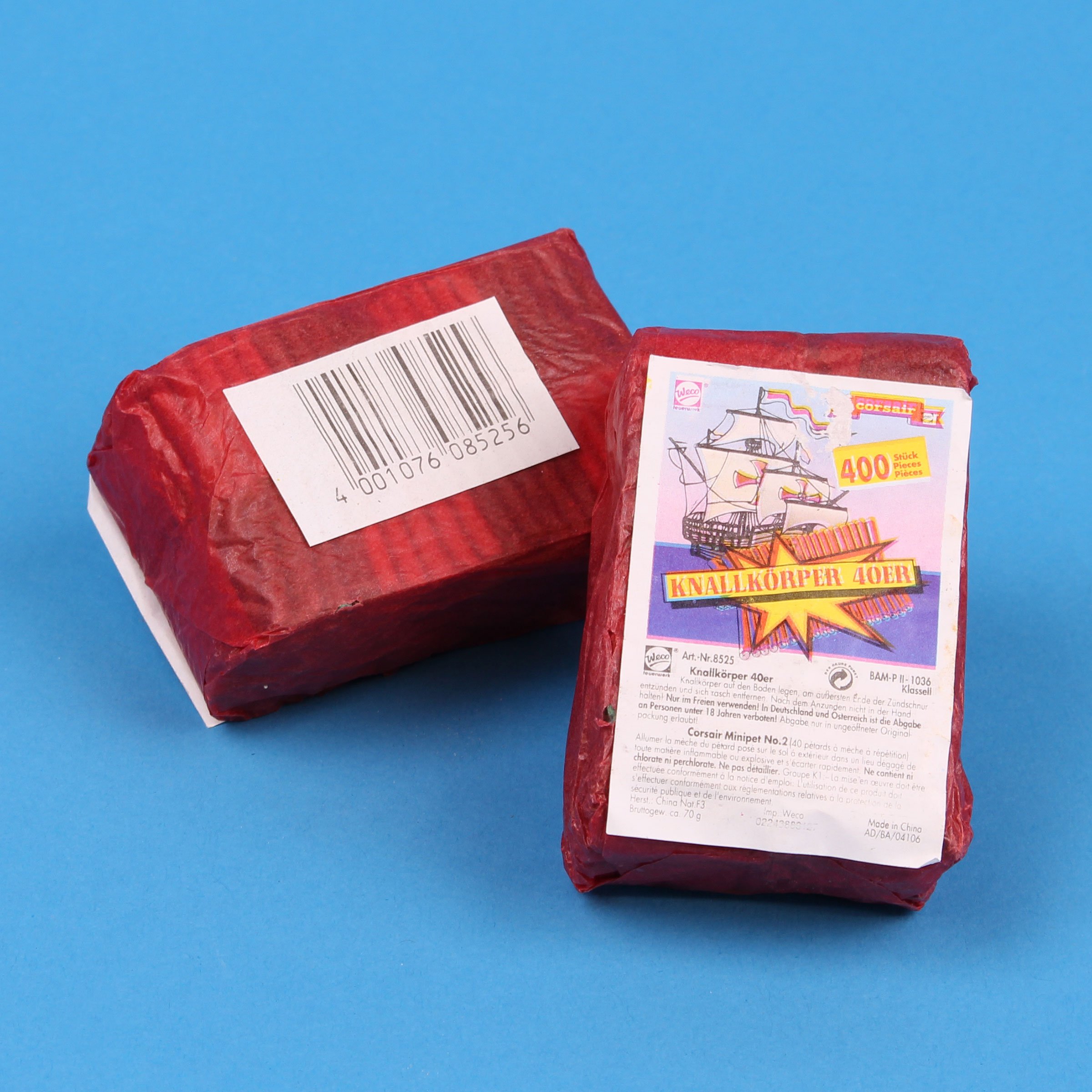 Weco Lady Cracker 400 alt - Feuerwerksvitrine