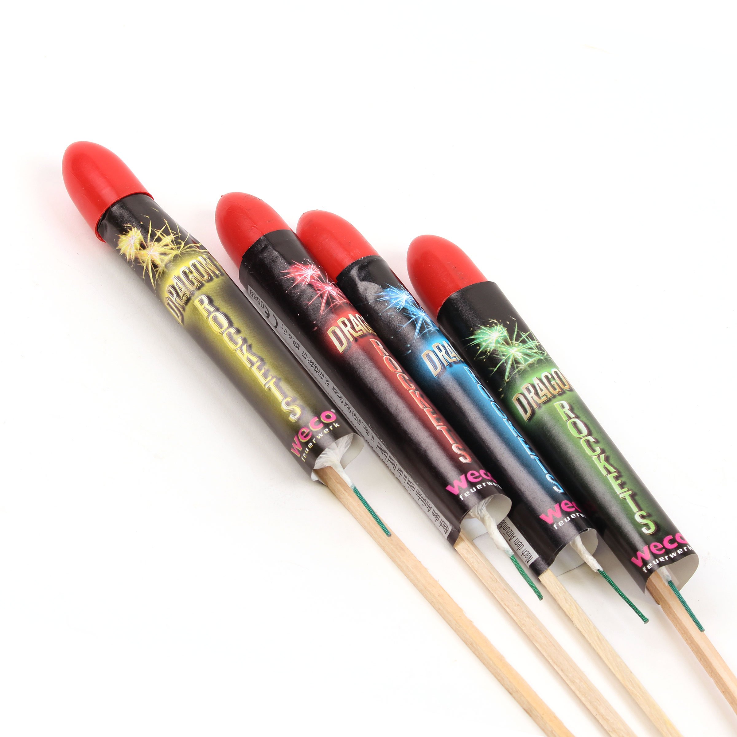 Weco Dragon-Rockets 2er - Feuerwerksvitrine